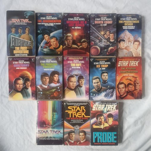 Vintage Bundle Of 13x Star Trek Original Series Paperback Novels By ...