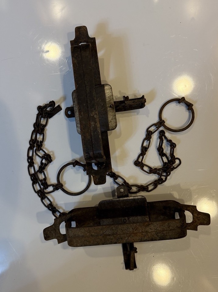 Vintage Blake & Lamb #4 Double Underspring Trap Newhouse Victor Hunting ...