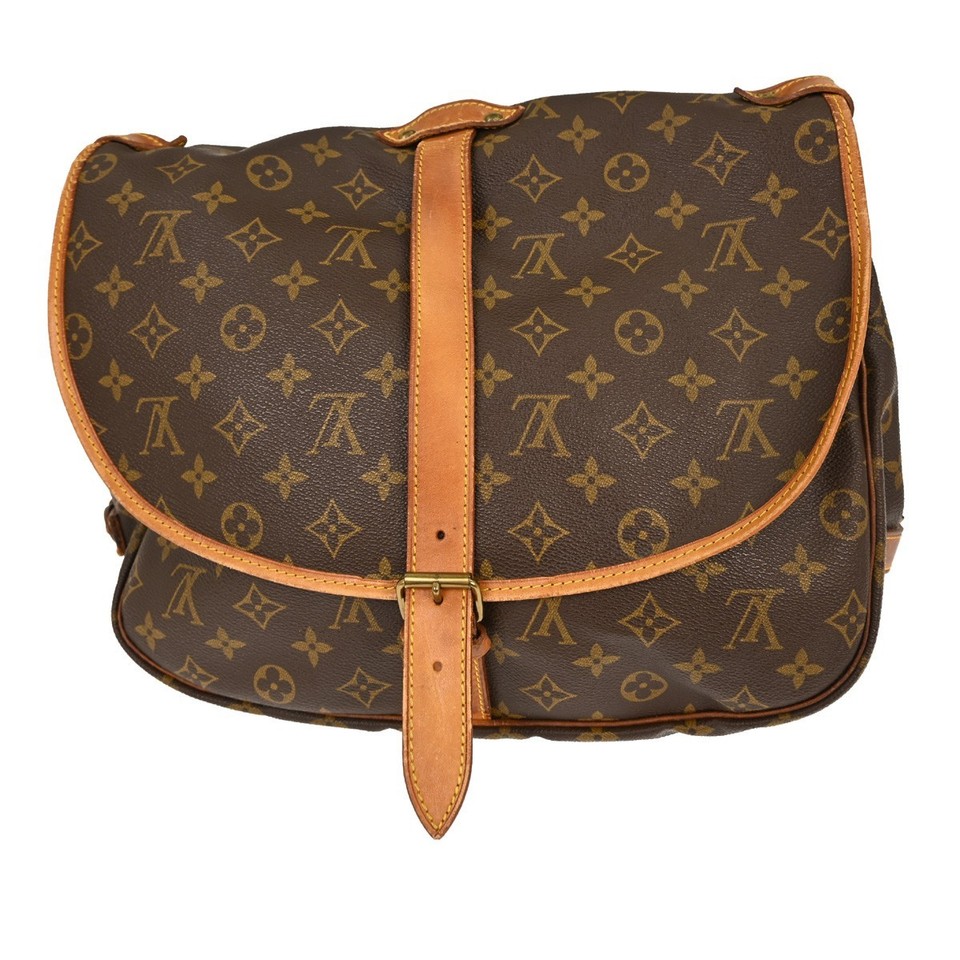 Louis Vuitton Saumur 35 Shoulder Bag Monogram M42254 AR9002 RQ01291 ...