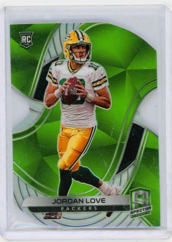 2020 Panini Spectra Prizm JORDAN LOVE Neon Green Rookie Card RC 17/30 ...
