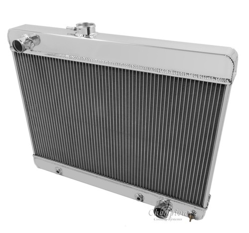 1965-1967 Pontiac GTO Radiator High Performance Aluminum 2 Row 1" Tubes ...