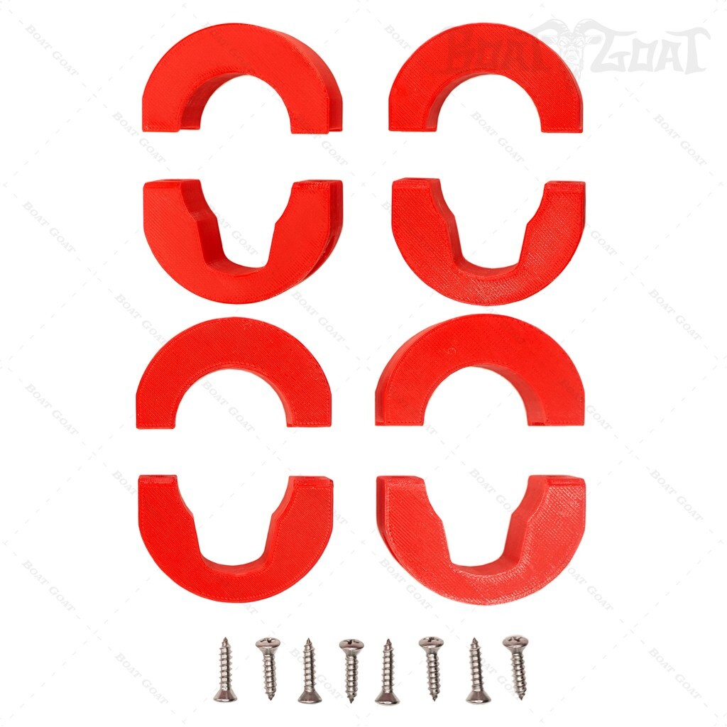 Minn Kota Ultrex Shaft Clips - 4 PACK - Transducer Wire Cable ...