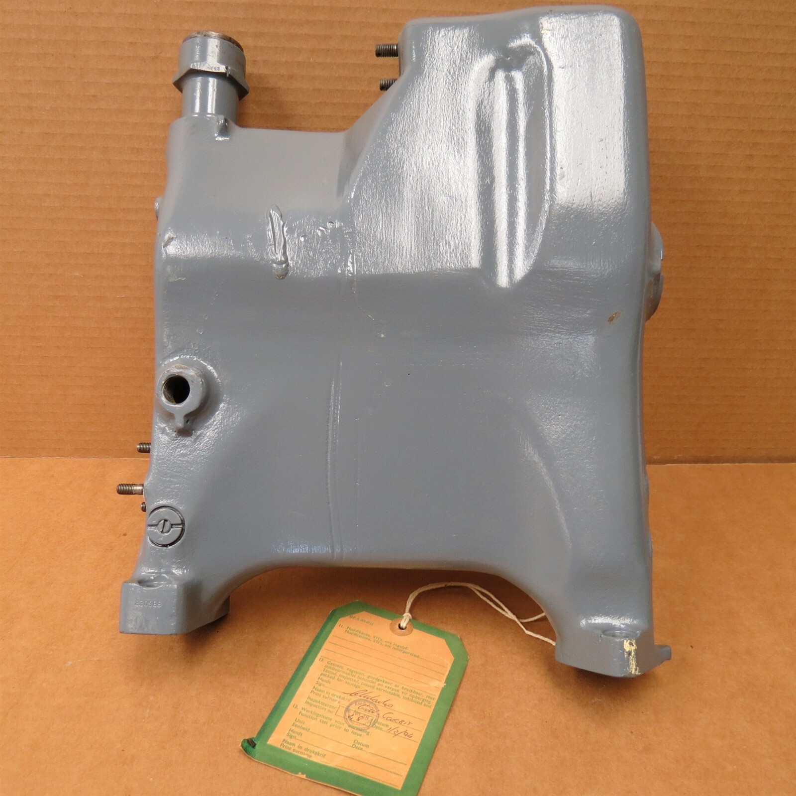 Pratt Whitney R-1340 Radial Aircraft Engine Mil. OH p/n: 30465 Oil Sump ...