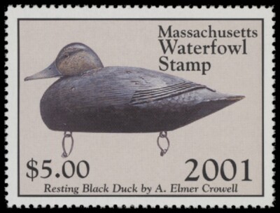 2001 Massachusetts State Duck Stamp Mint Never Hinged. Original Gum | eBay