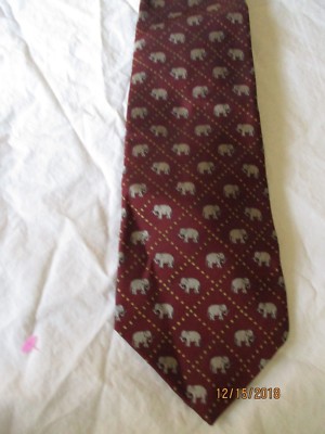 Jim Thompson Purple Elephant Silk Neck Tie | eBay