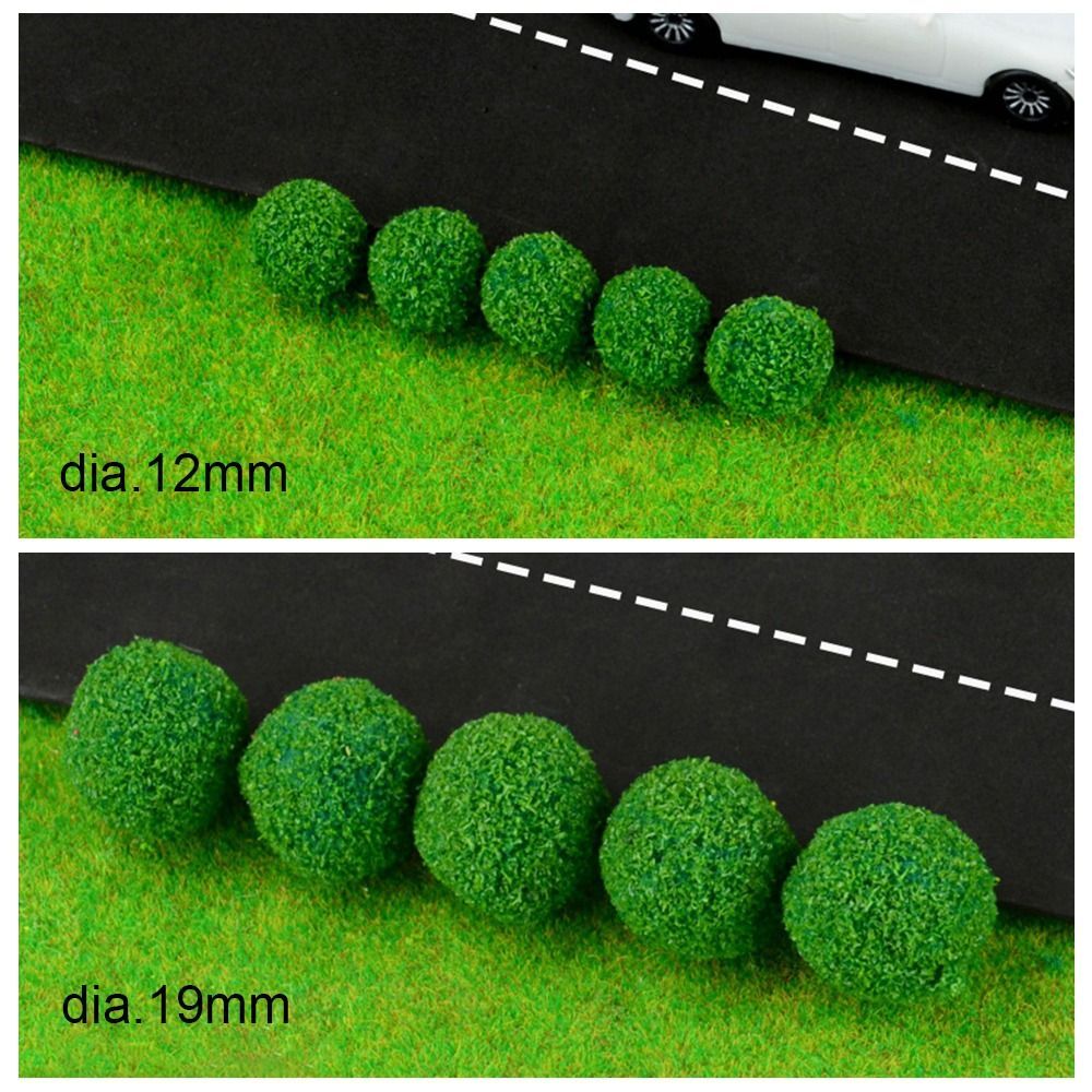 5PCS Micro Landscape Artificial Flower Grass Cluster Mini Grass Tufts ...