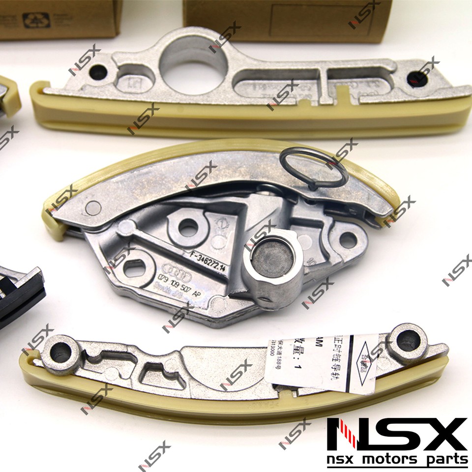 12X OEM Timing Chain Kit For Audi A4 S5 Q5 Q7 A8 VW Touareg Porsche 3 ...
