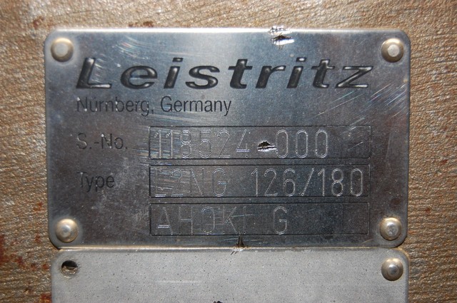 Leistritz L2NG-126/180-AHOKI-G 3 Screw Pump 8"x8" 316 Stainless Steel ...