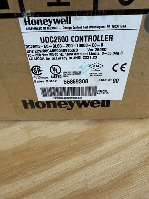 Honeywell UDC2500 Over temp Controller DC2500-E0-0L00-200-10000-E0-0 | eBay