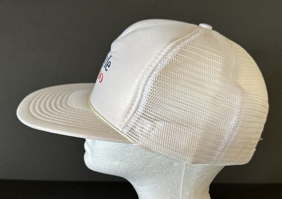 Dan Quayle Hat Cap Snap Back Adjustable Mens Mesh White 2000 ...