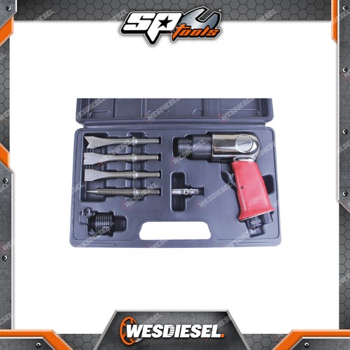 SP Tools Scorpion Air Hammer Kit - Inc Chisels Sharp Point Taper Punch ...