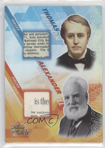 2021 Super Products Pieces of the Past Thomas Edison Alexander Graham ...