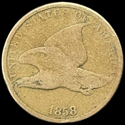 1858 Flying Eagle Cent Antique 1c Penny US Coin | eBay