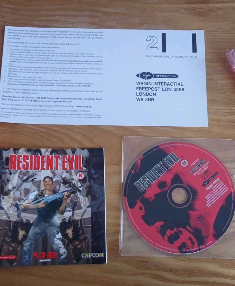 Resident Evil PC IBM Big Box | eBay