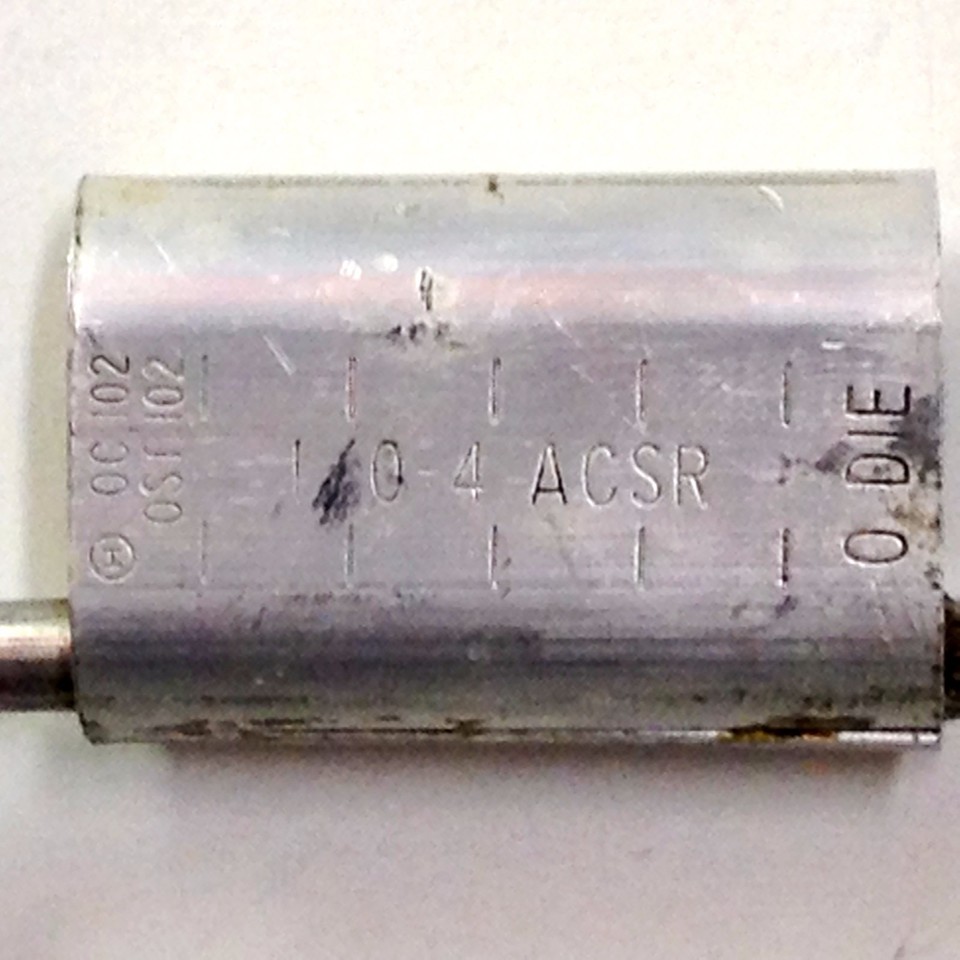 HOMAC, COMPRESSION CONNECTORS STIRRUPS, CRANK TYPE, 1 0 4 ACSR, OC 102 ...