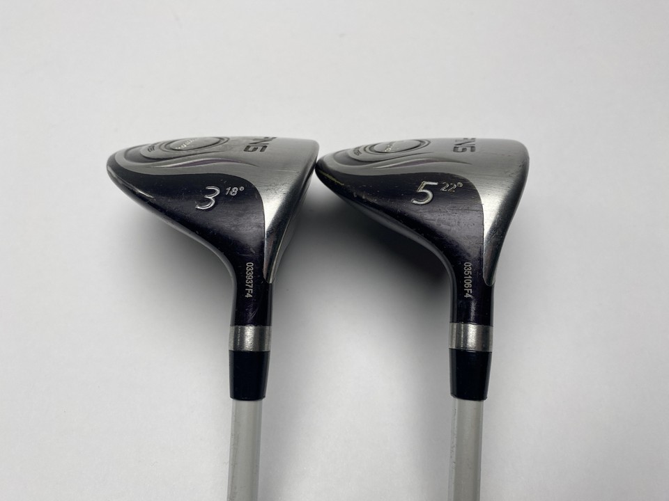 Ping 2015 Rhapsody 3 & 5 Fairway Wood Set 18* 22* ULT220 Lite Ladies ...