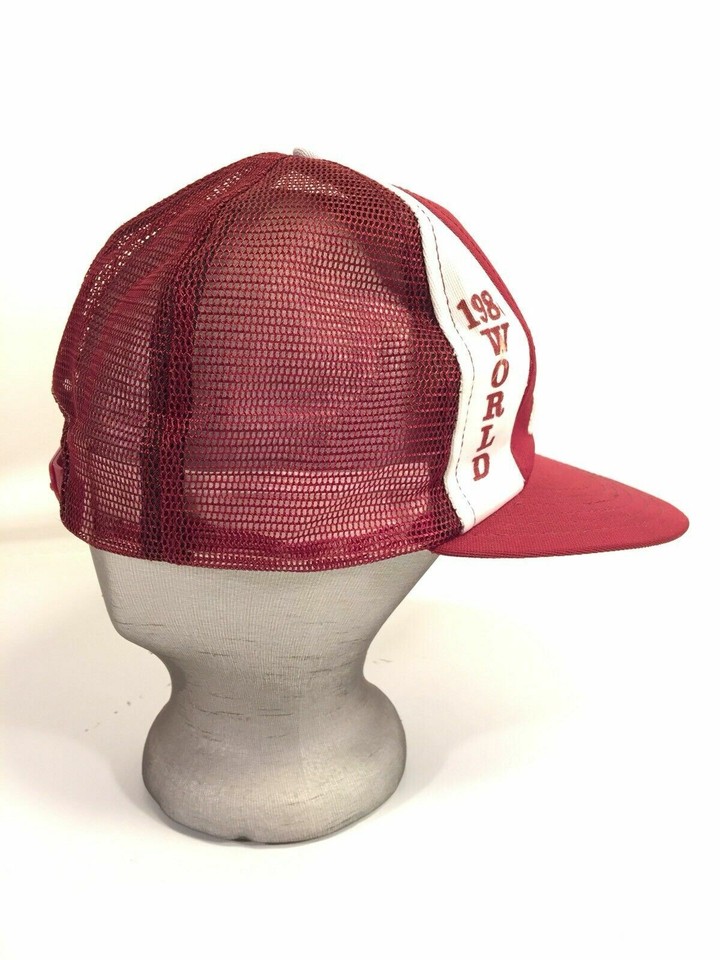Phillies World Champs Vintage Semco MLB Cap Mesh Trucker Snapback Hat ...