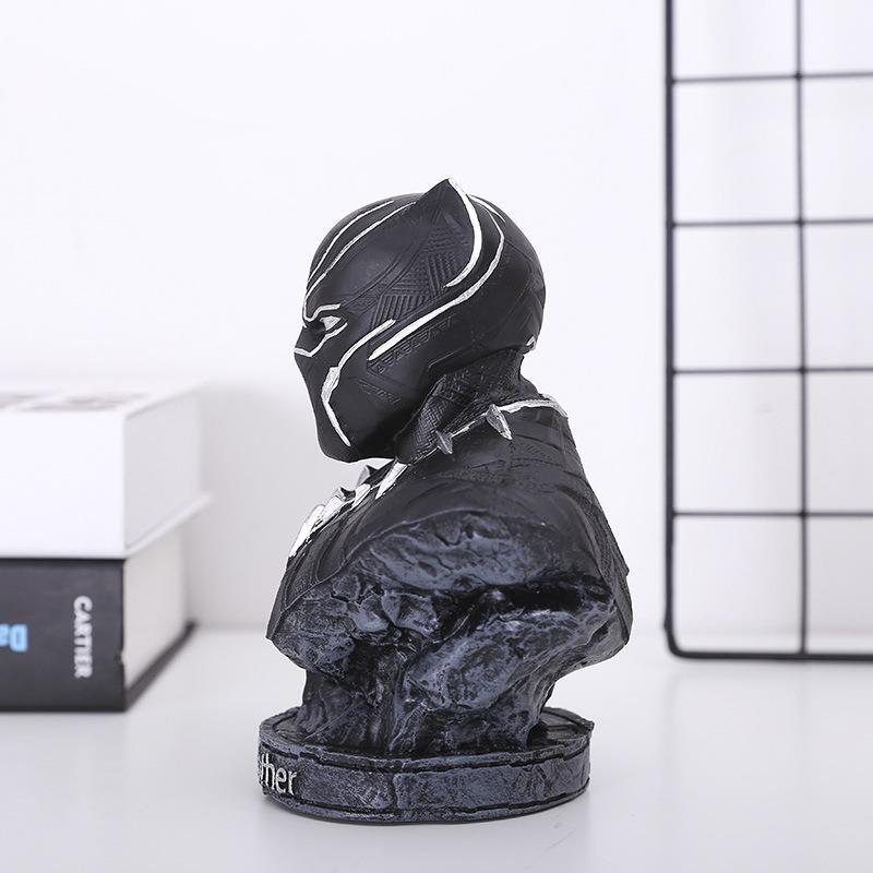 Black Panther Bust Figure Model Statue Painted 18cm Black Version | eBay