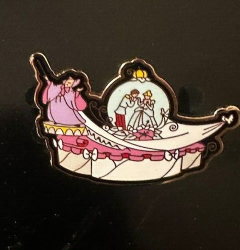 Disney Snow Globe Parade Pin Float Cinderella Prince Charming Fairy ...