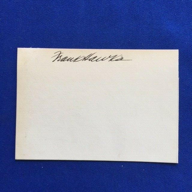 FRANK HAWKS PIONEER AVIATOR AUTOGRAPH | eBay