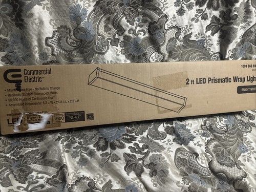 2 ft. 120-Volt 1900 Lumens White integrated LED Wraparound Light with ...
