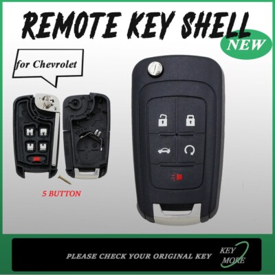 Car Key Shell Replacement for 2011 2012 13-16 Chevrolet Cruze Remote ...