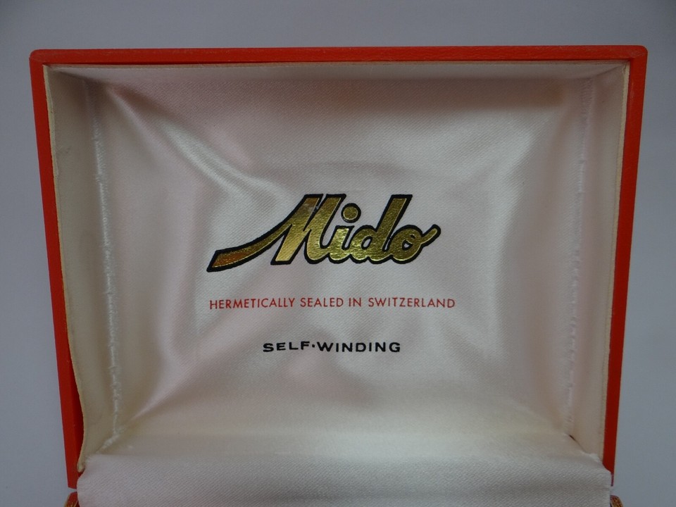 Mido Watch Box Vintage, 1970's | eBay