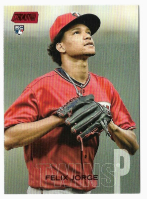Felix Jorge 2018 Stadium Club Red Foil Rookie #82 Twins Topps Baseball ...