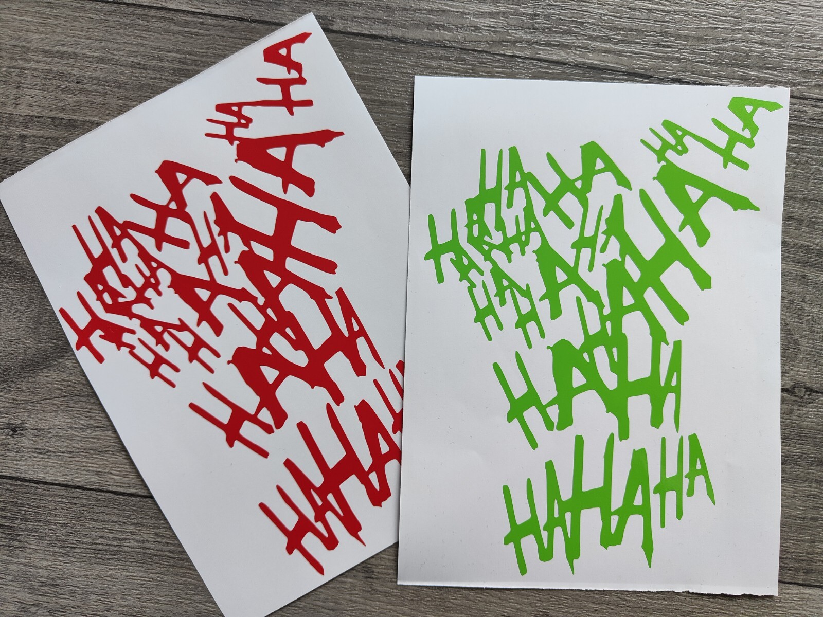 JOKER HARLEY QUINN HA HA HA Vinyl Decal Sticker. Car, Bumper, Wall ...