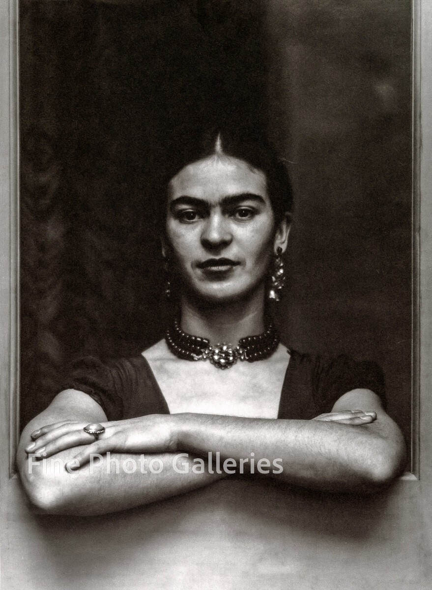 1930 FRIDA KAHLO Mexican Artist Authentic Large Format Duotone Photo ...