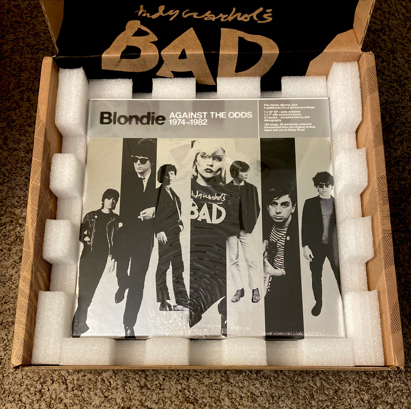 BLONDIE Against The Odds 1974-1982 Box Set /500 Super Deluxe Platinum ...