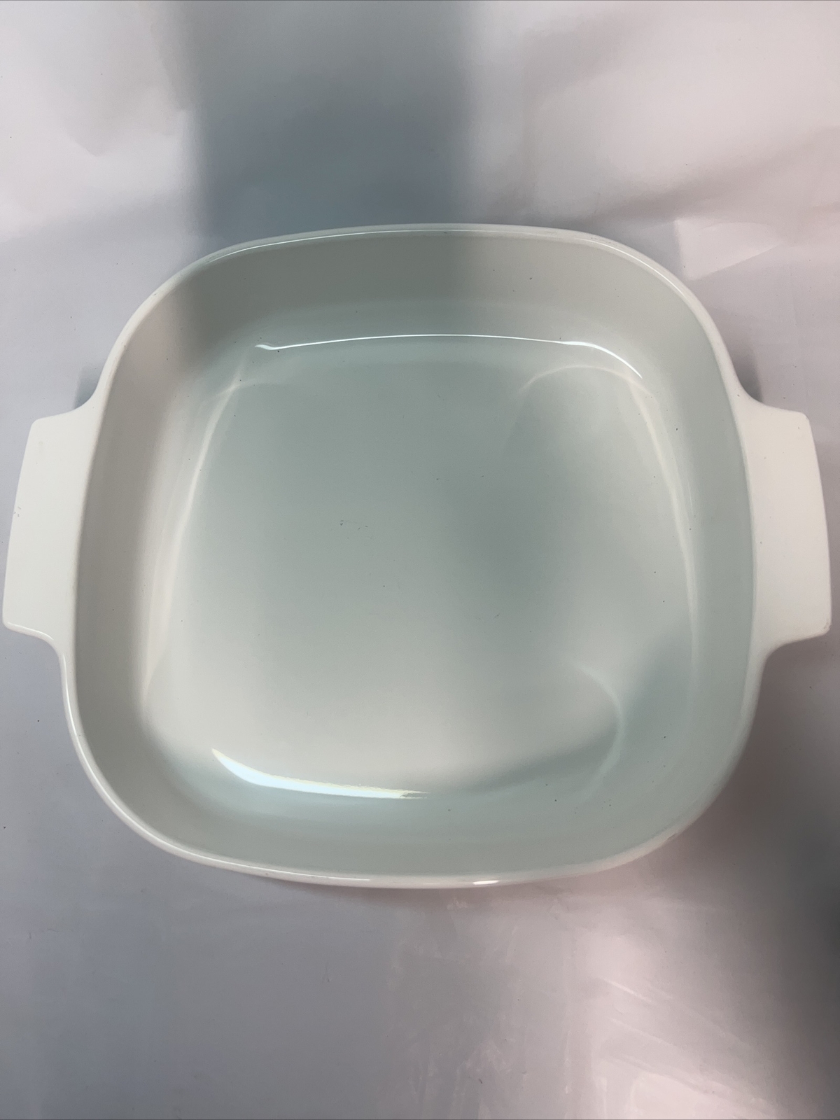 Corning Ware All White MW-A-10-B Microwaveable Casserole Dish W. Lid ...