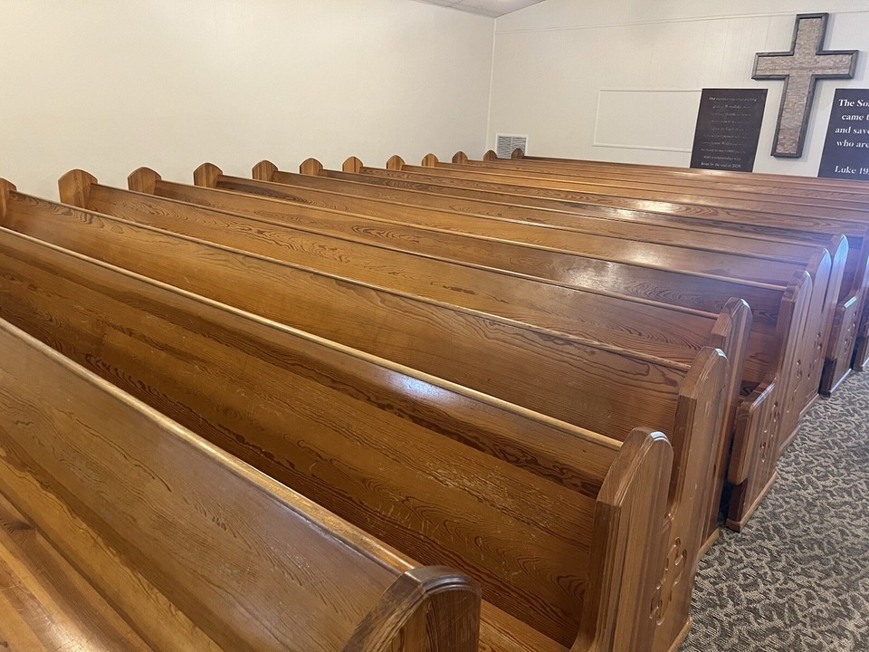 Solid Wood Pews From 1950’s | eBay