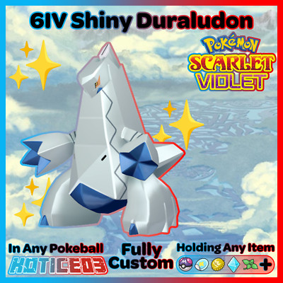 Shiny Duraludon 6IV Pokemon Scarlet & Violet 🚀Fast🚀 Indigo Disk DLC | eBay