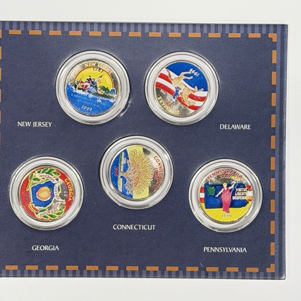(LOT OF 20) 1999-2000 US State Washington Quarters Colorized Novelty ...