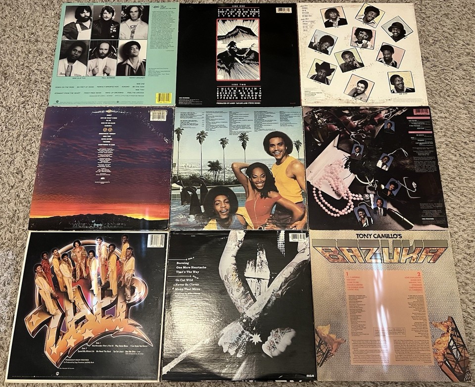 Lot of 16 Assorted Artists (R&B Rock Funk) Vinyl LP Records | eBay