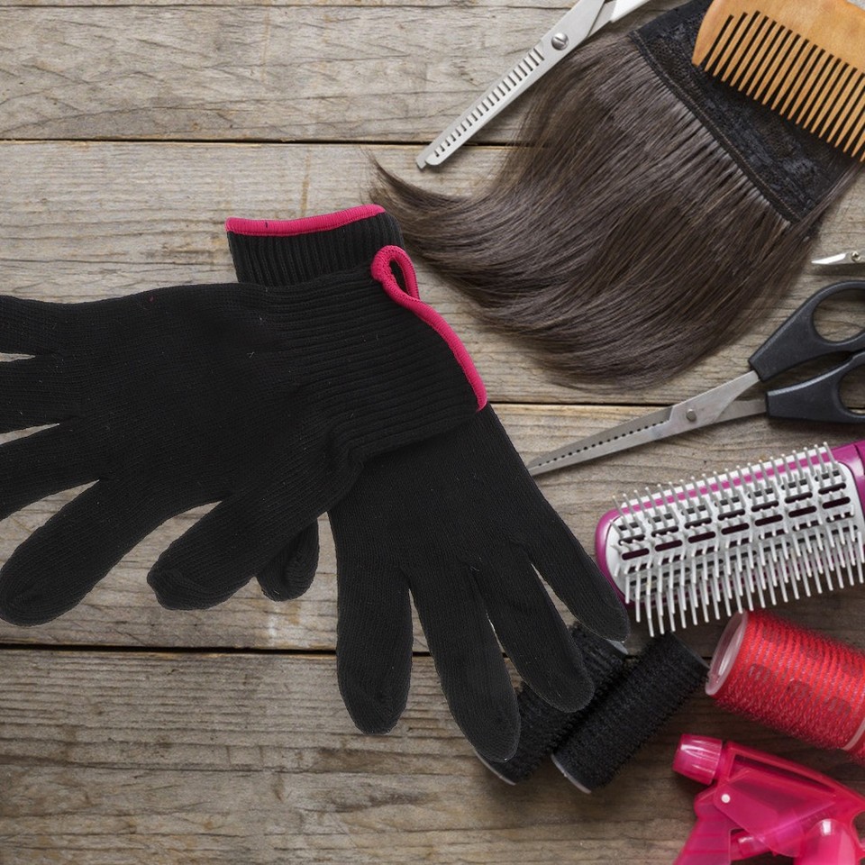 4 Pcs Heat Proof Gloves Heat Resistant Gloves Cotton Silicone Bumps For ...