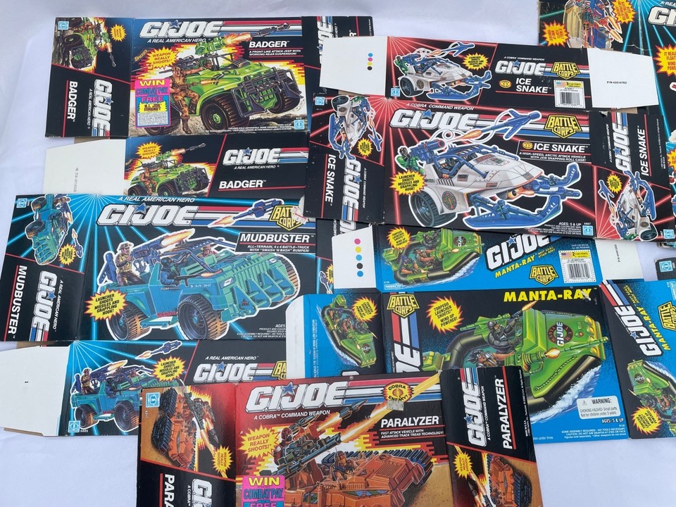 GI JOE LOT BOX ONLY - TWENTY EMPTY BOXES - 1987-1994 | eBay