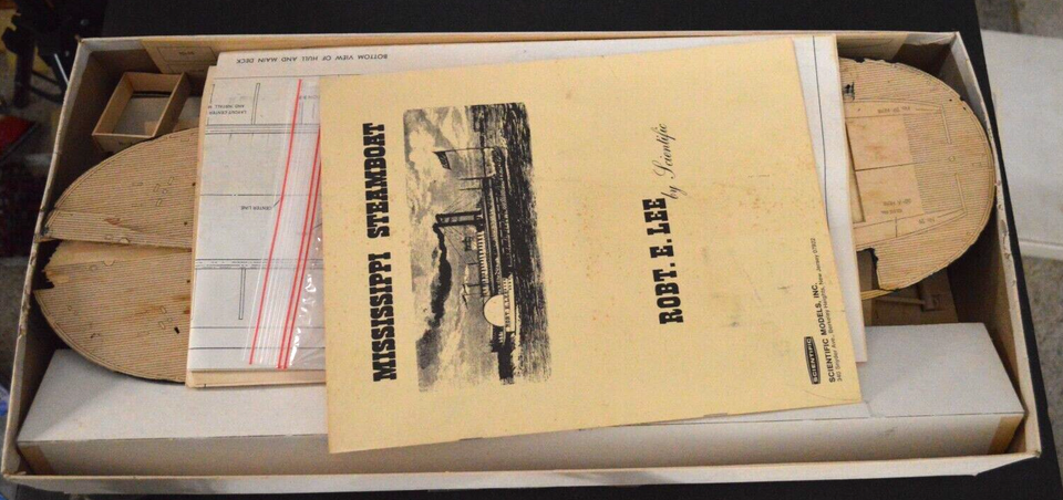 Scientific Robert E Lee Mississippi Steamboat Wood Ship Kit Parts | eBay