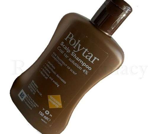 Polytar Scalp Shampoo Dandruff Itchiness Coal Tar 4%- 150ml X 1 Expiry ...