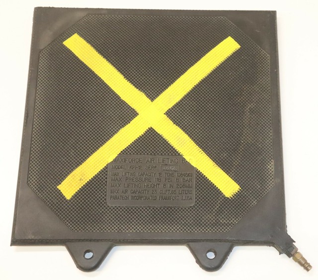 PARATECH Maxiforce Air Lifting Bag Pad Kpi-12 15”x15” 12 Tons Lift for ...