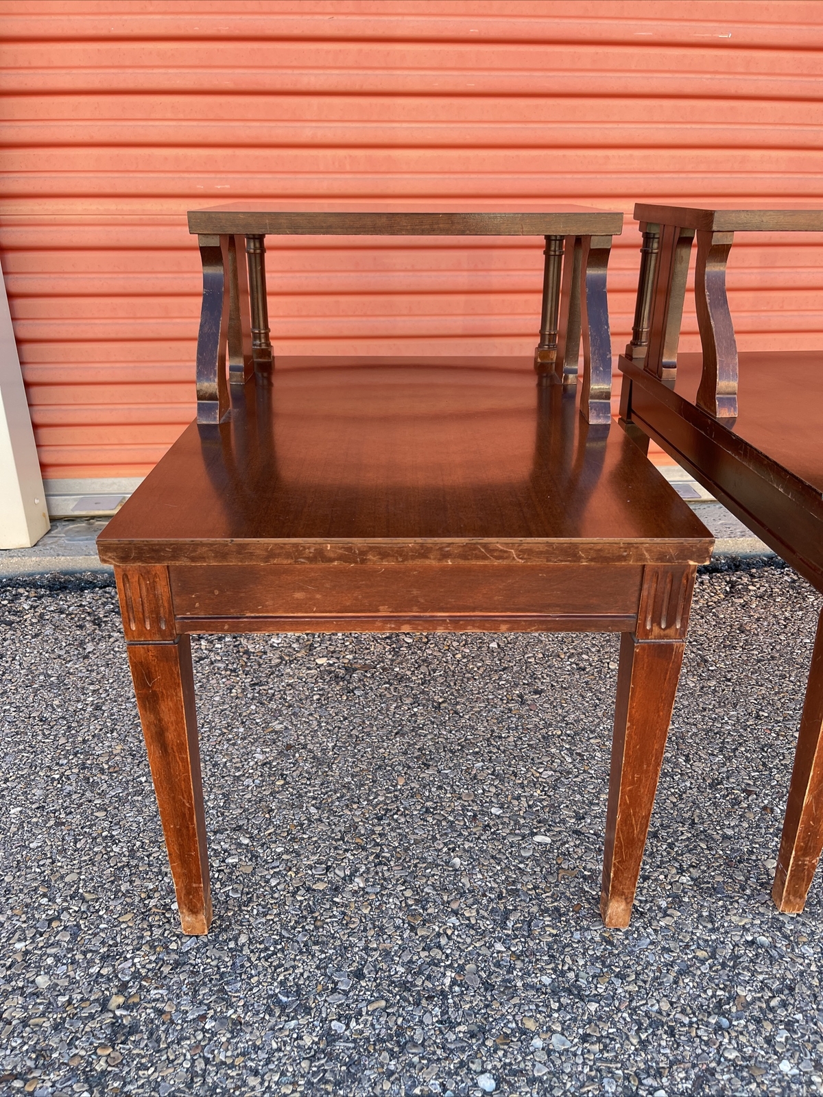 Pair Of Vintage Mersman End Table Genuine Mid Century Modern Tiered ...