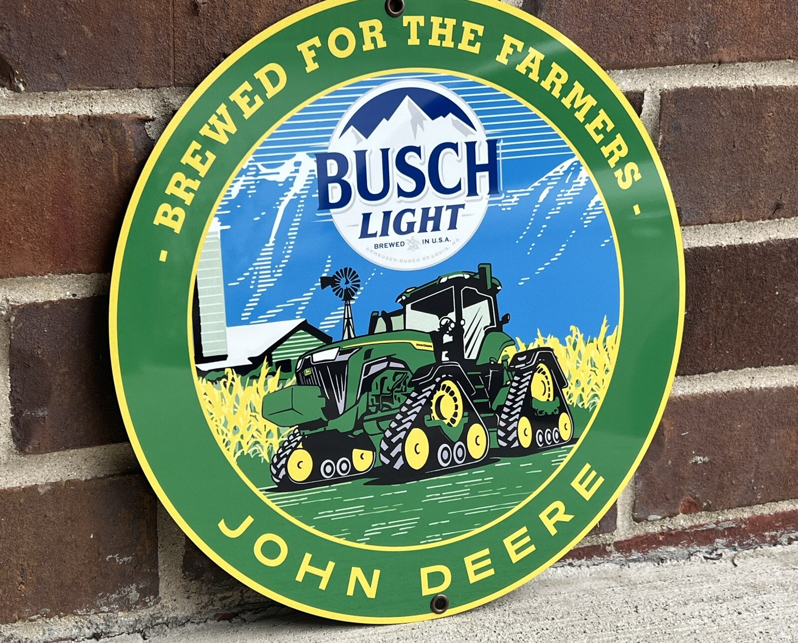 Beer For Farmers John Deere Premium Quality Reproduction Garage Sign | eBay
