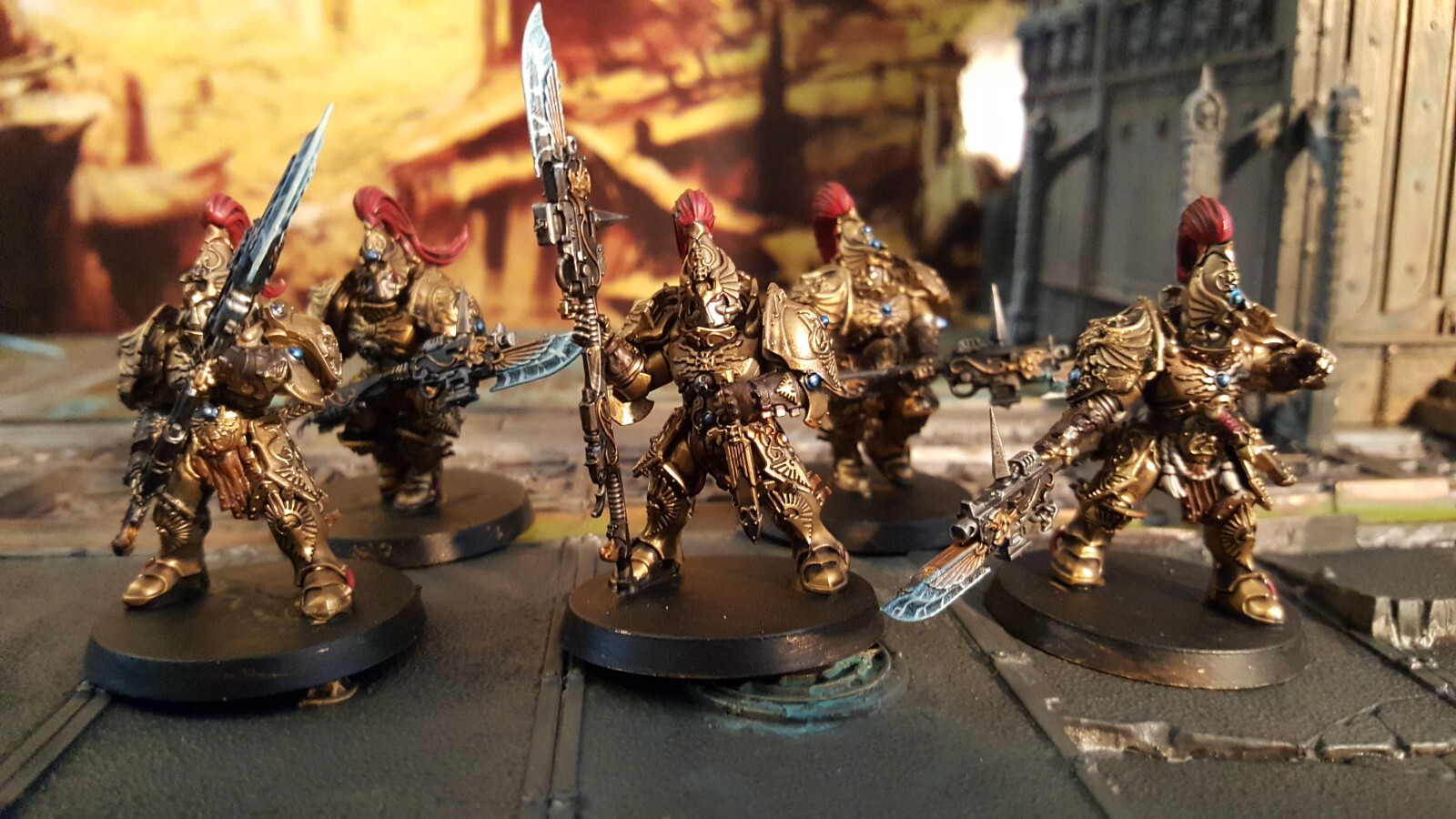 Warhammer 40k Custodes army Battle force Pro Painted Commission Pre ...