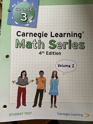 Carnegie Learning Math Series 4th Edition Course 3 Vol 2 Brand New | eBay