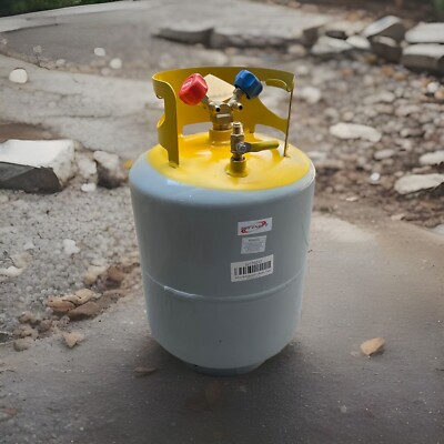 50lb Recovery Tank Reclaim Refrigerant 4 HVAC Split unit Y-Shape Valve ...
