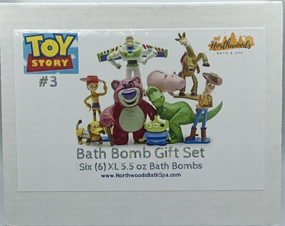 Toy Story #3 6-pack XL 5.5 oz Bath Bomb Gift Set for Kids | eBay