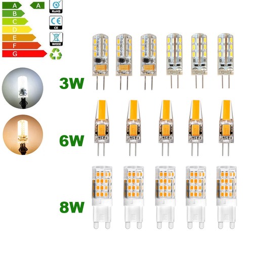 G4 Led Bulb 3W 6W 12V G9 8W 220V SMD Lamp Replace Halogen Light ...