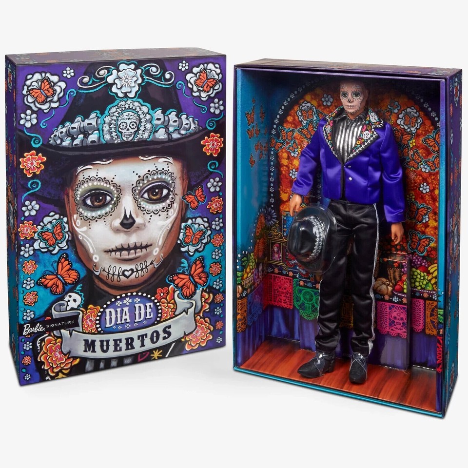 Barbie Signature Black Label 2023 Día De Muertos Ken Collector Doll ...