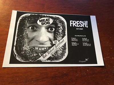 1988 VINTAGE 5X8" PRINT Ad FOR BOBCAT GOLDTHWAIT LIVE TOUR DATES END OF ...